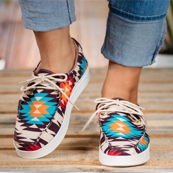 Everglades | Shoes | Back In Stock Aztec Handmade Sneakers | Poshmark